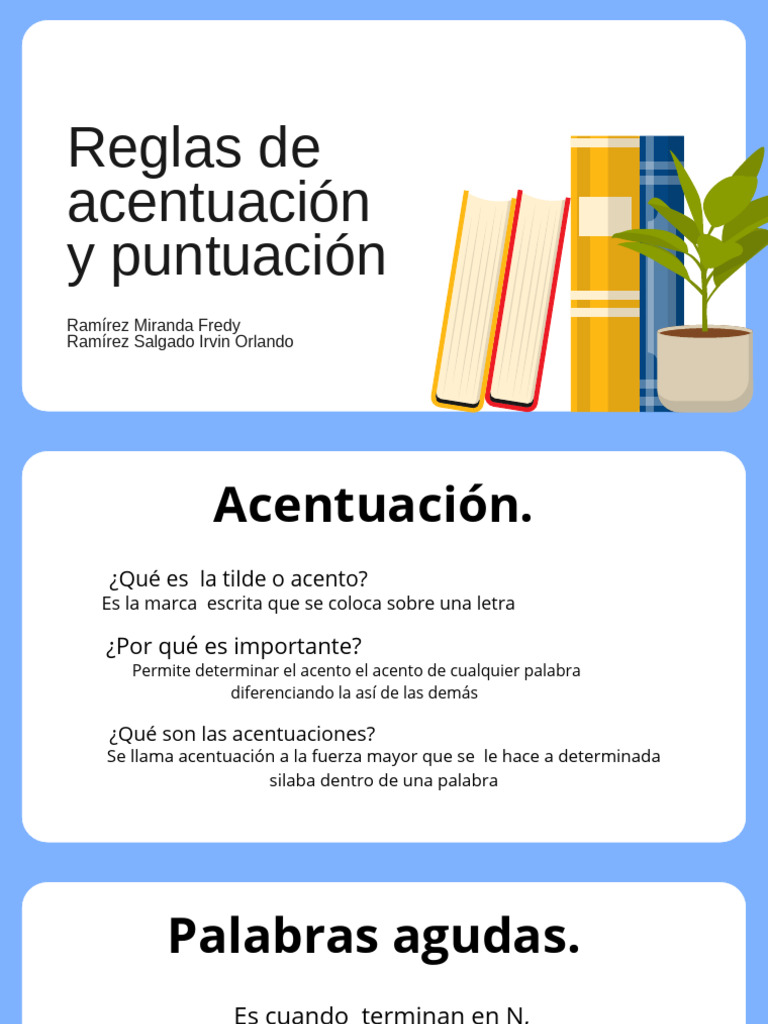 Copia de Accentuation Rules in Spanish by Slidesgo | PDF | Escritura ...