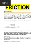 Advantages and Disadvantages of Friction | PDF