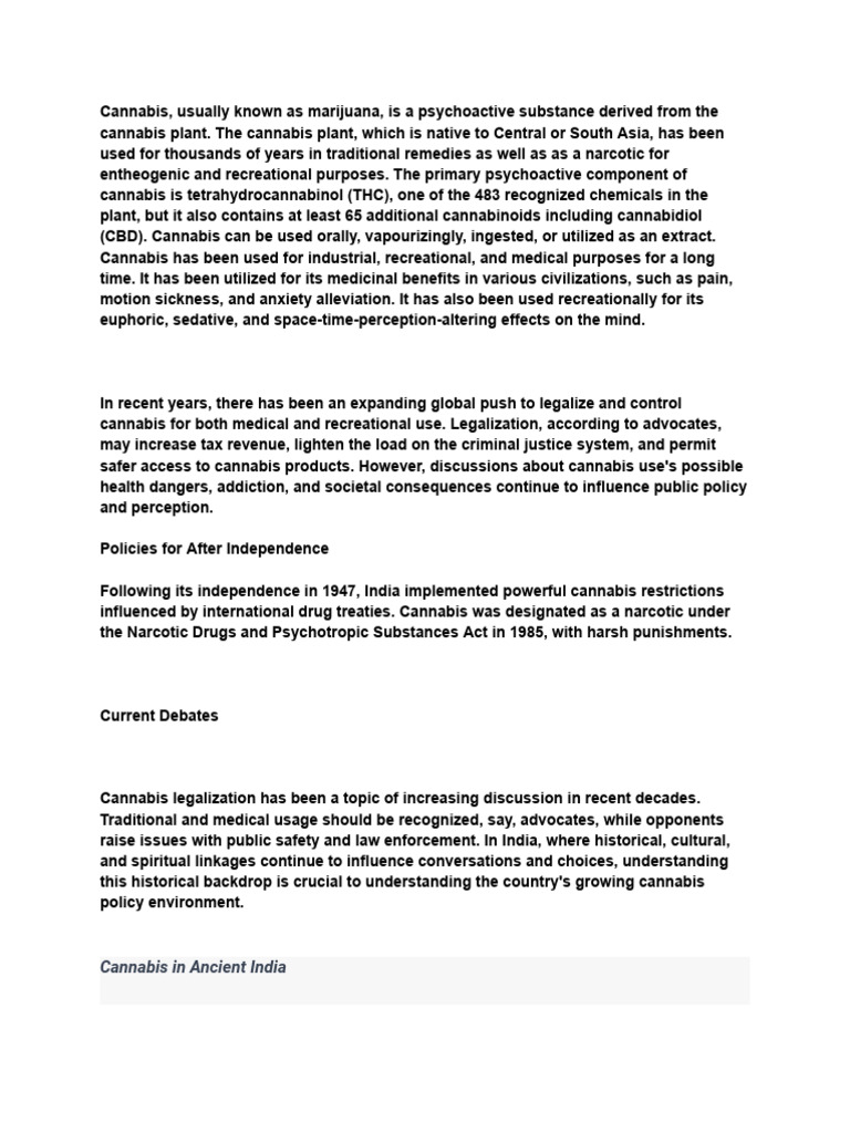 CANNABIS | PDF | Cannabis (Drug) | Cannabis