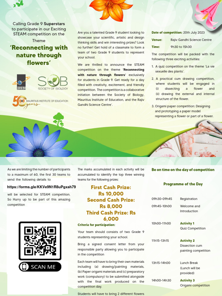 Workshop On STEAM SOB | PDF