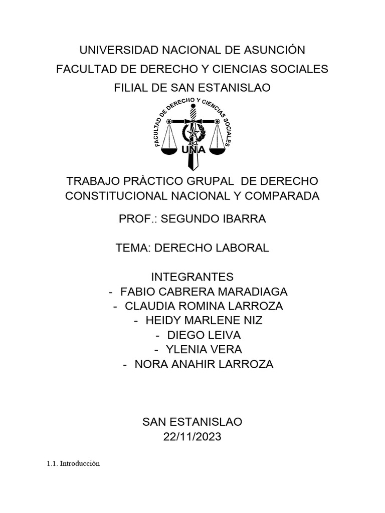 TP - Niñez | PDF | Derecho laboral | Salario