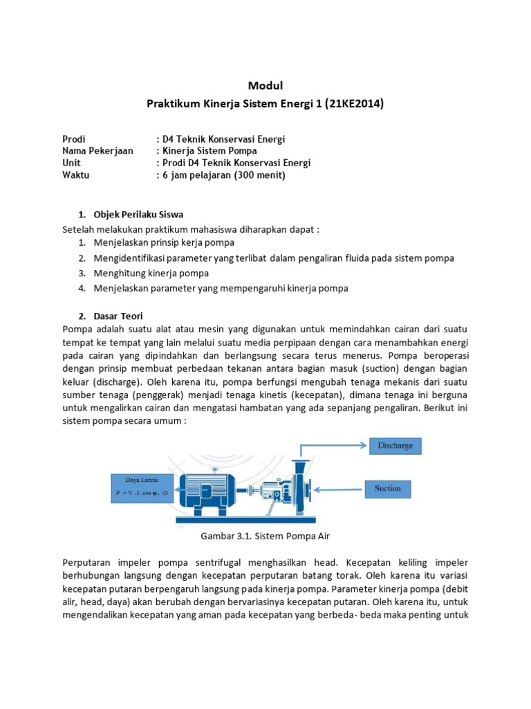Modul KSE1 - Pompa | PDF