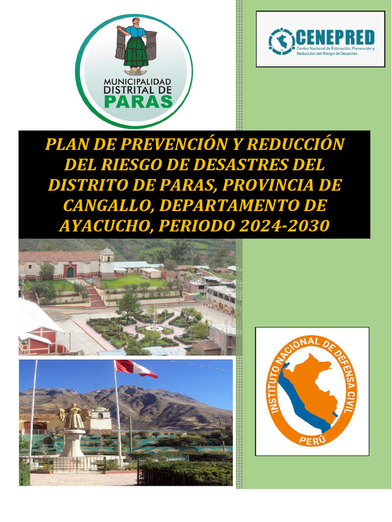 plan-de-prevencion-y-reduccion-del-riesgo-de-desastres-del-distrito-de-paras-provincia-de ...