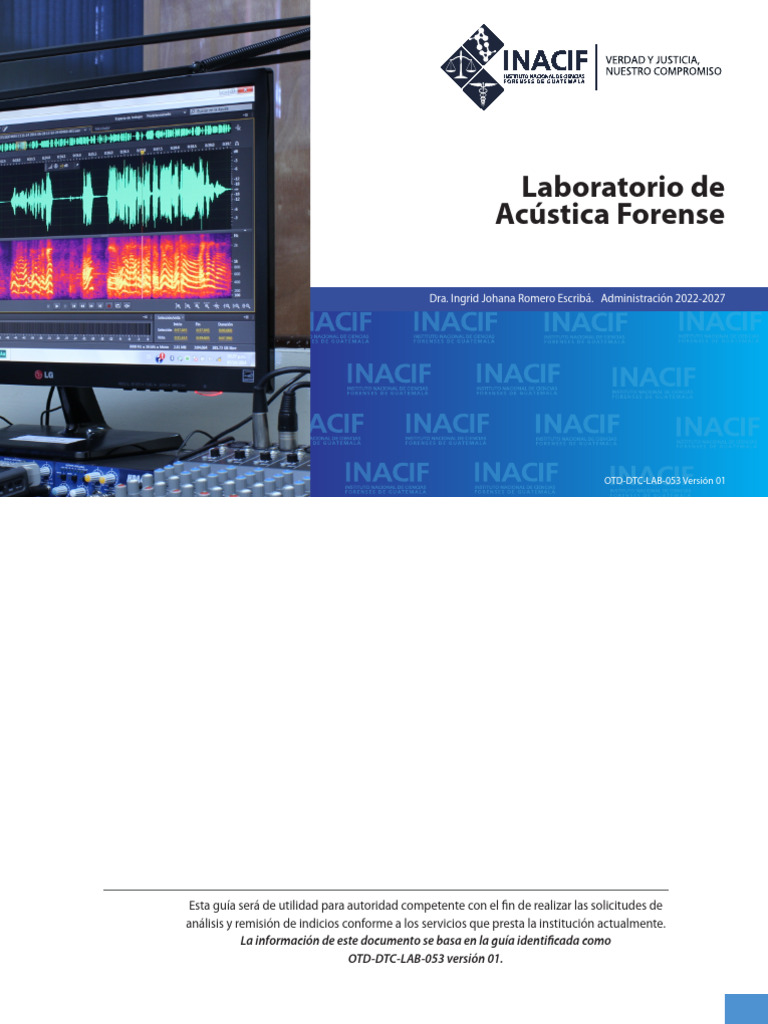 Guía de Servicios de Acústica Forense | PDF | Sonido | Laboratorios