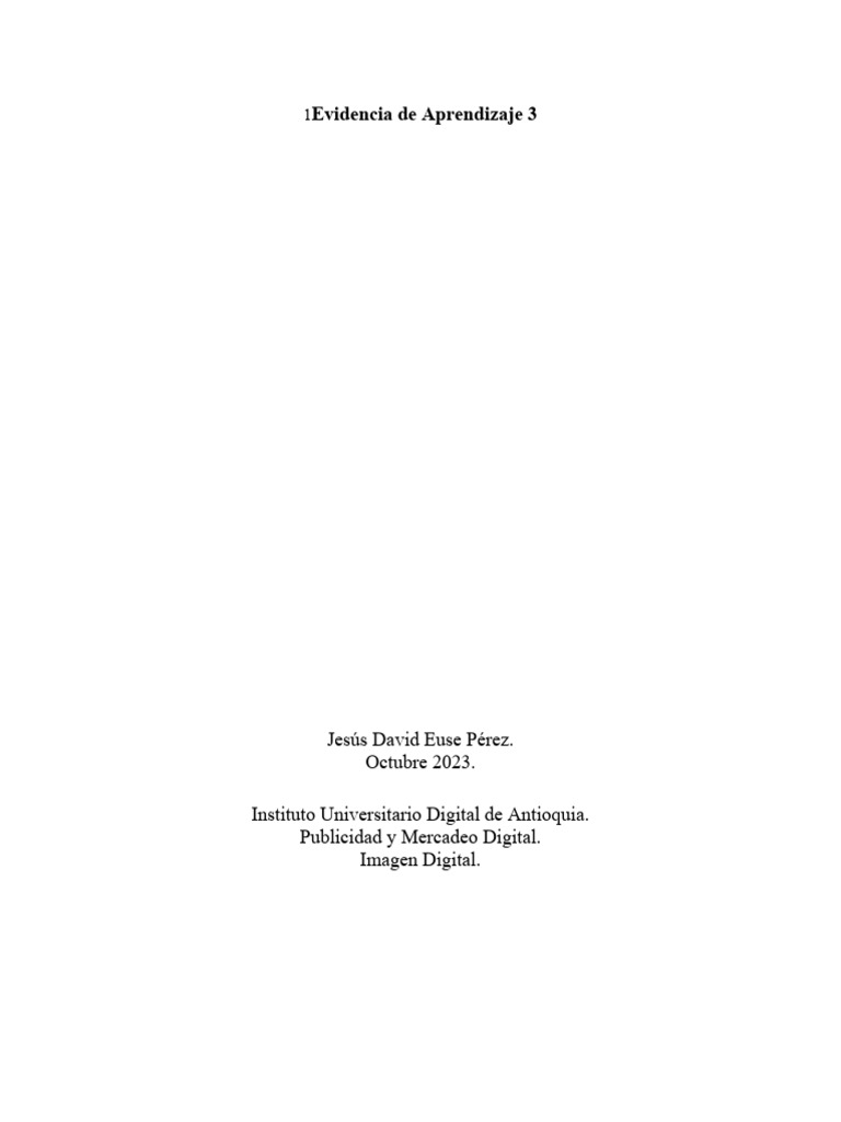Euse Jesus Evidencia3 | PDF | Procesamiento de imágenes | Tecnología ...