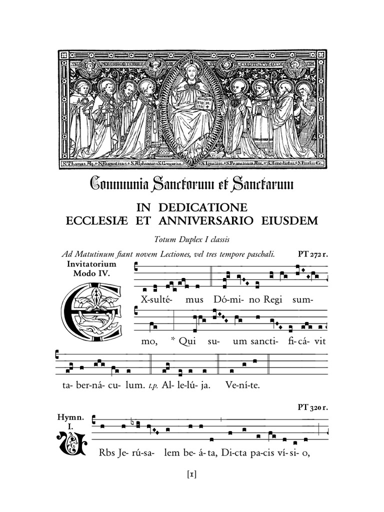 Nocturnale - Cantus Communium (2005-Sandhofe) | PDF