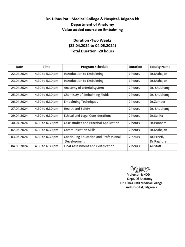 Programme Schedule | PDF
