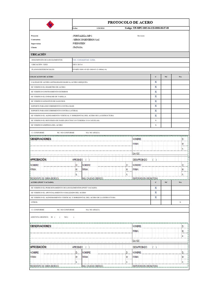 PROTOCOLO DE ACERO | PDF | Construyendo tecnología | Metales de transición