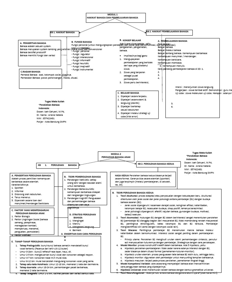 Peta Konsep Pbi | PDF