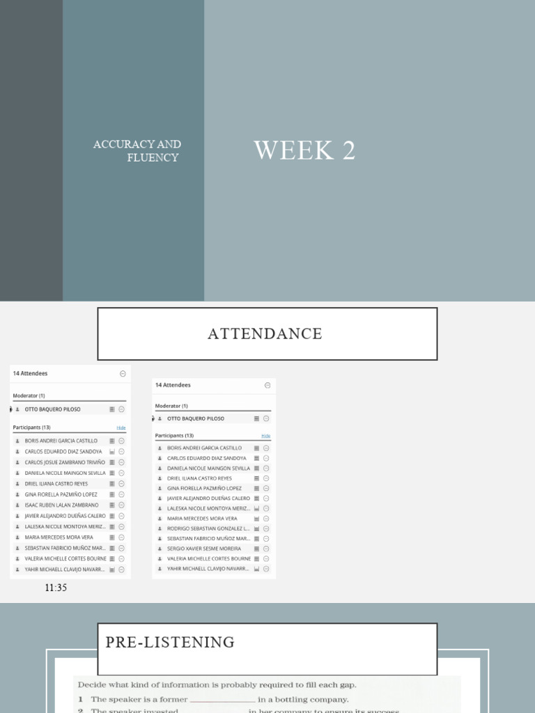 Presentation Week 2 11.30 | PDF | Psycholinguistics | Learning