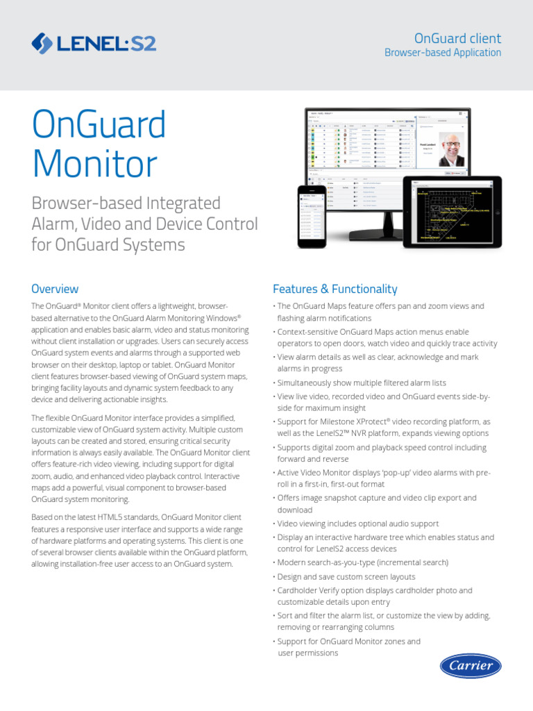 OnGuard Monitor Datasheet 06152023 tcm841-202470 | Download Free PDF ...