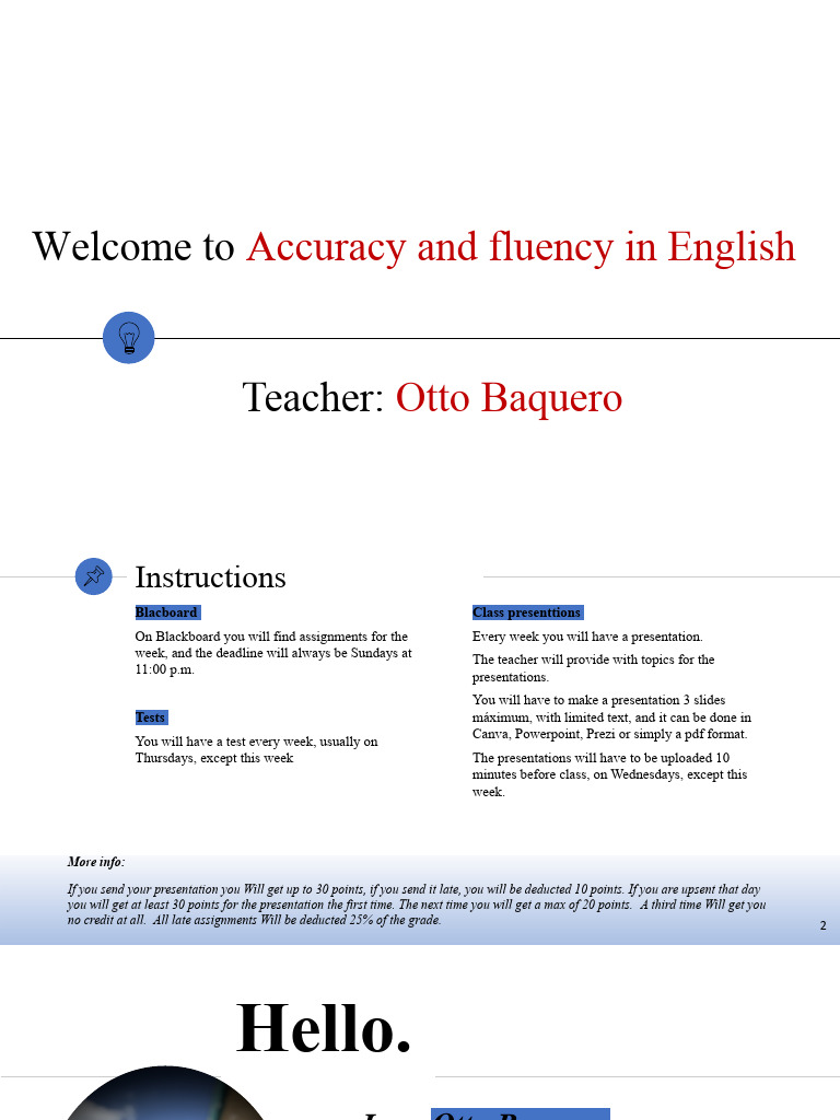 English Fluency and Accuracy Guide | PDF | Fluency | English Language