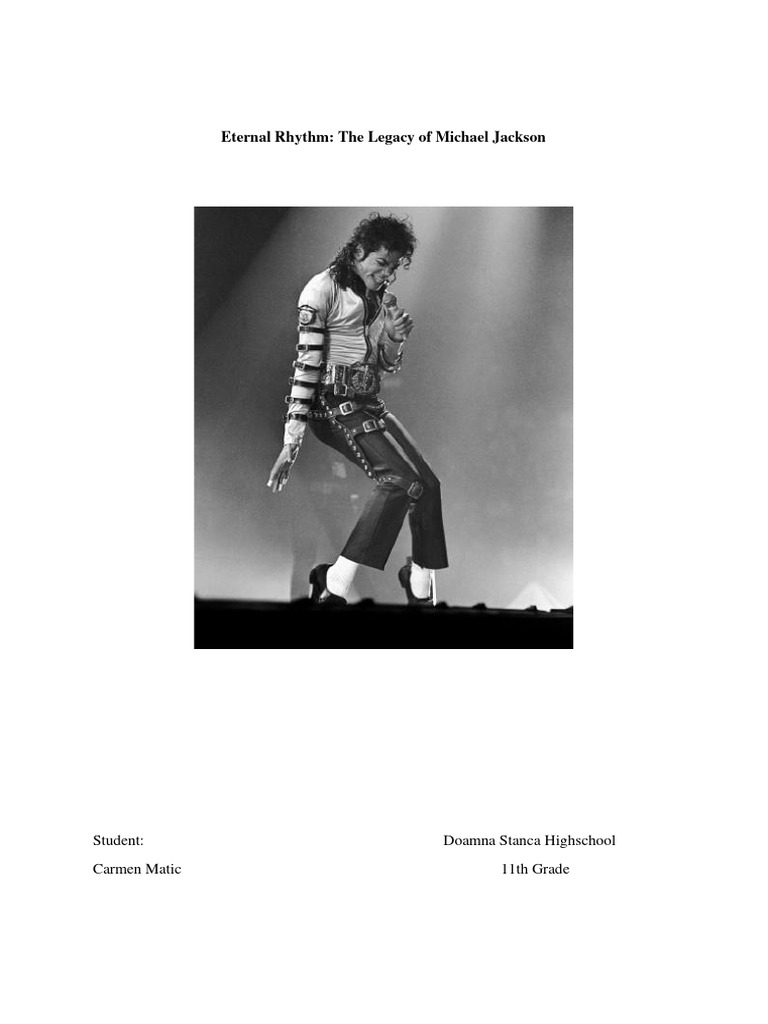 Eternal Rhythm The Legacy of Michael Jackson | PDF | Michael Jackson | Performing Arts