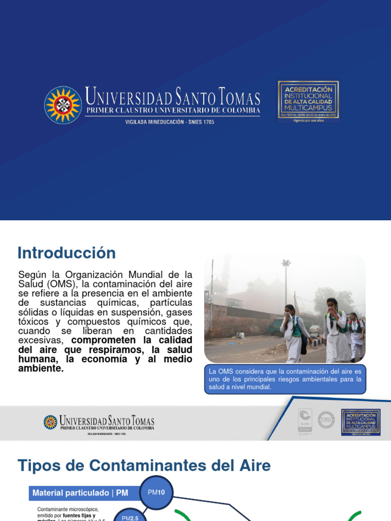 Contaminación Del Aire | PDF | La contaminación del aire | Partículas