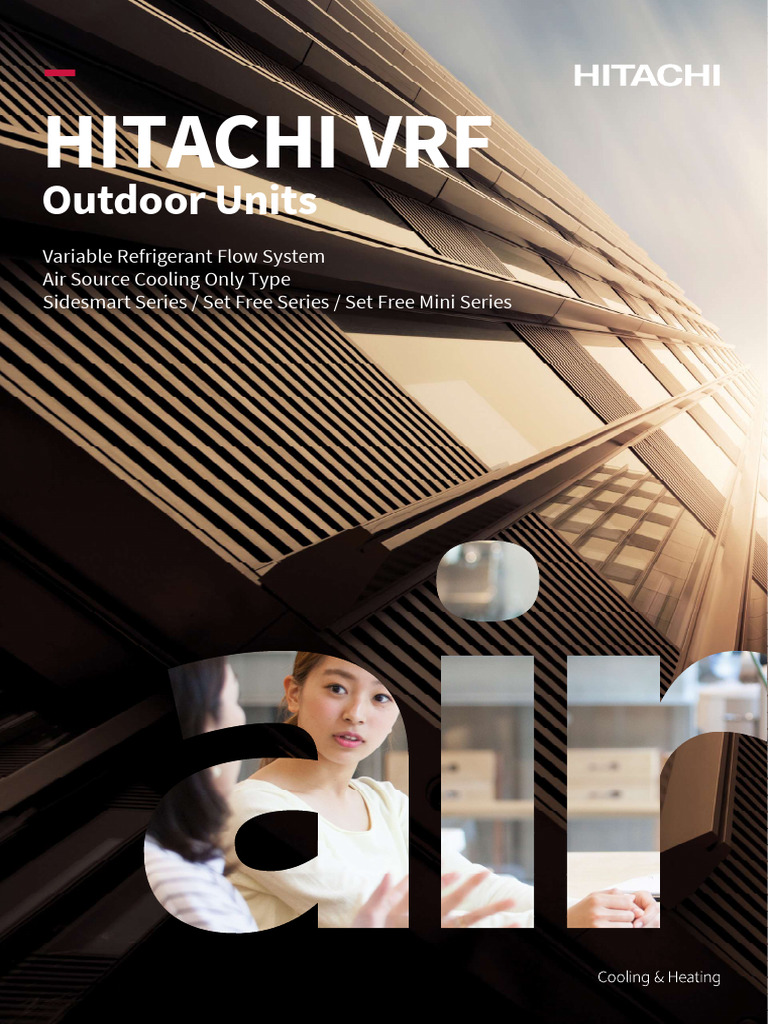 Hitachi VRF Outdoor Units Overview | PDF | Air Conditioning | Energy ...