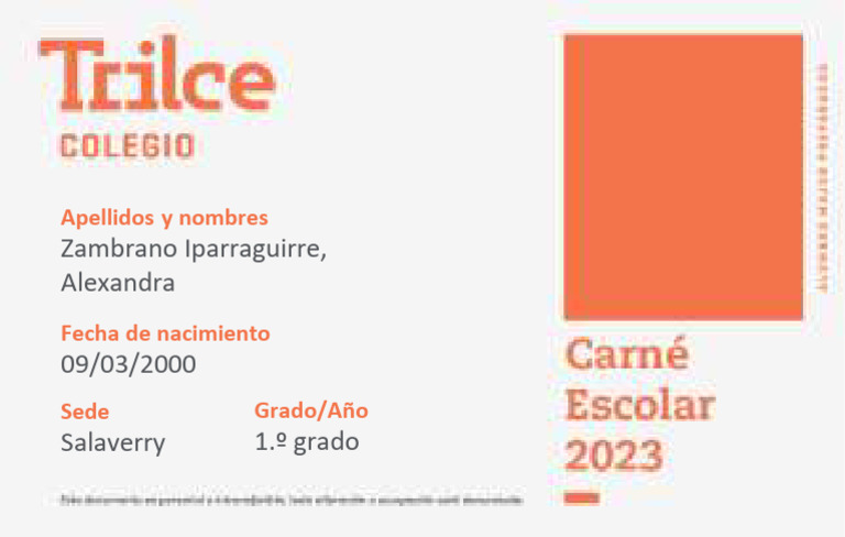 Carnet Escolar 20231 230418171943 Dd76993a | PDF