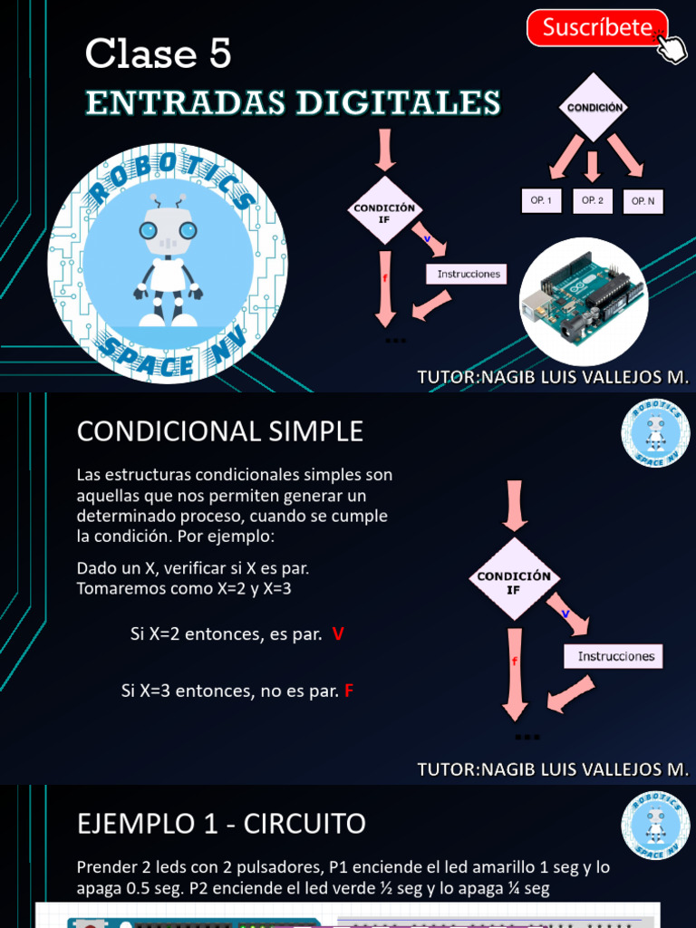 Arduino Basico | PDF | Diodo emisor de luz | Informática