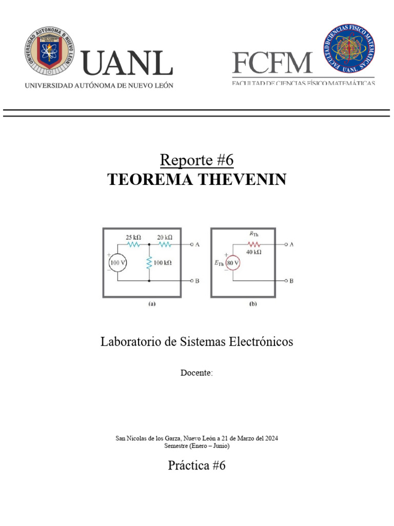 Practica6 LSE | PDF | Red eléctrica | Resistencia Eléctrica y Conductancia