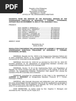 Resolution Requesting For Financial Assistance | PDF