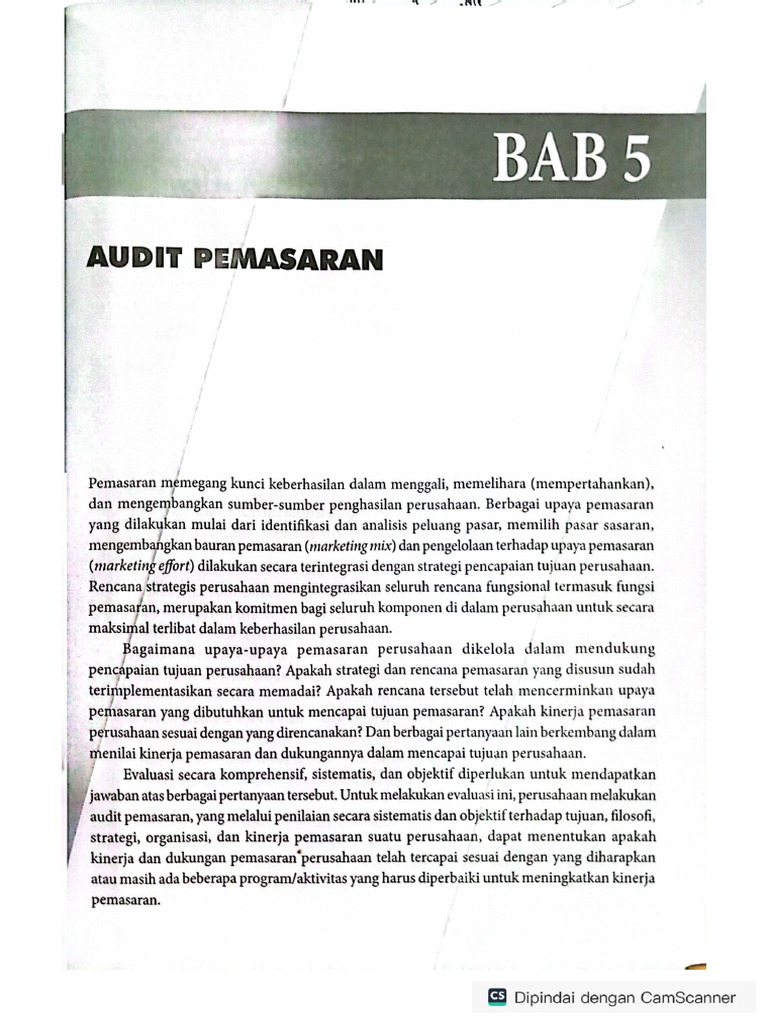 Audit Manajemen BAB 5 | PDF