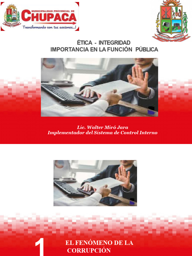 1 ETICA E INTEGRIDAD SET 2022 | PDF | Corrupción política | Justicia