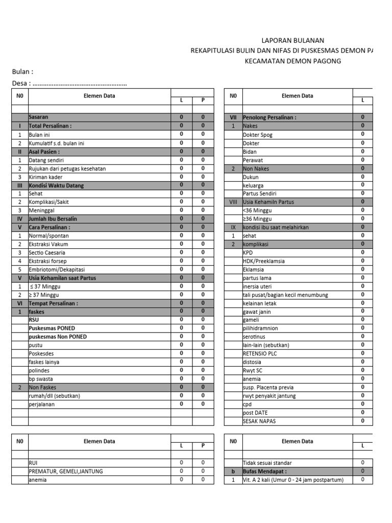 Lap Bulin & Bufas-4 | PDF