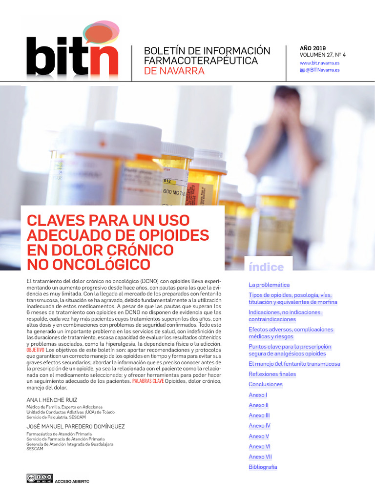 Claves Para El Uso de Opioides en Dolor No Oncologico | PDF | Analgésico | Opioide