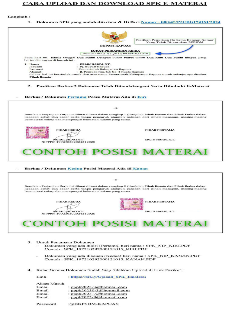 Tutorial Upload - Download SPK - Compressed | PDF