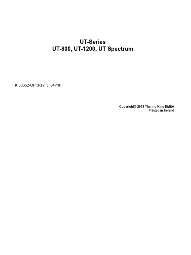 Ut Series | PDF | Engines | Relay