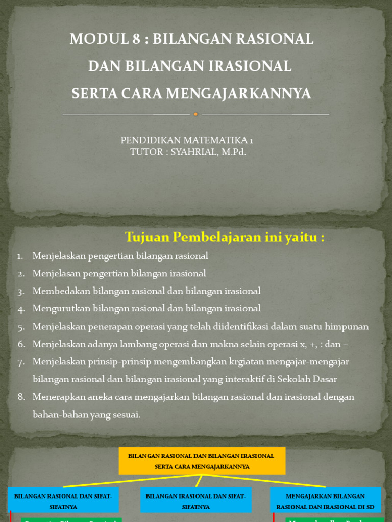Membedakan Bilangan Rasional dan Irasional | PDF