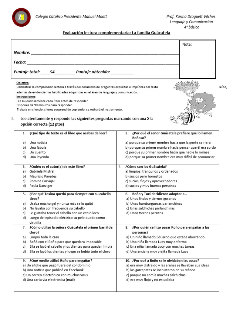 Prueba Familia Gucatela | PDF