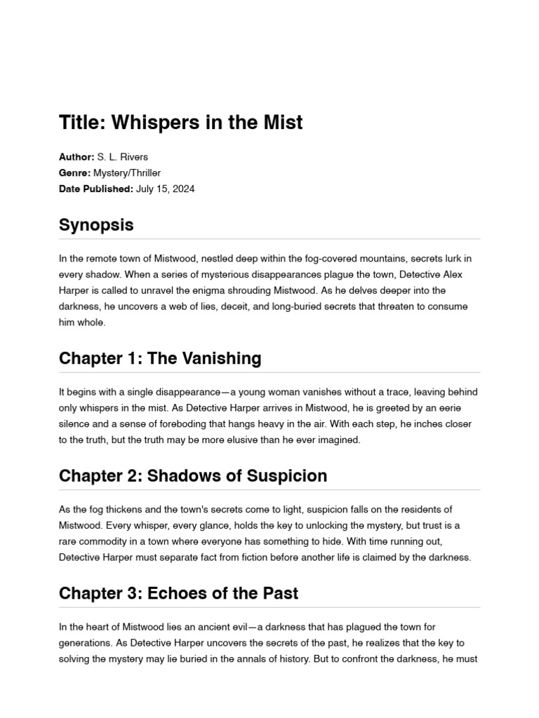Whispers in the Mist | PDF