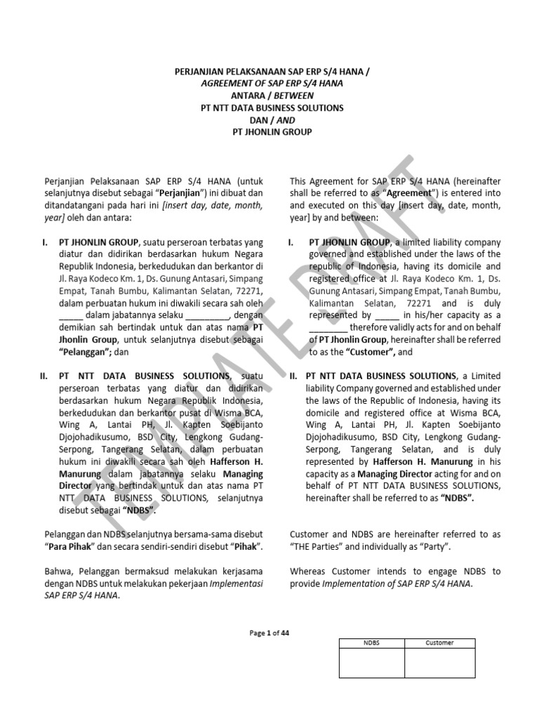 Technical SOW Jhonlin | PDF