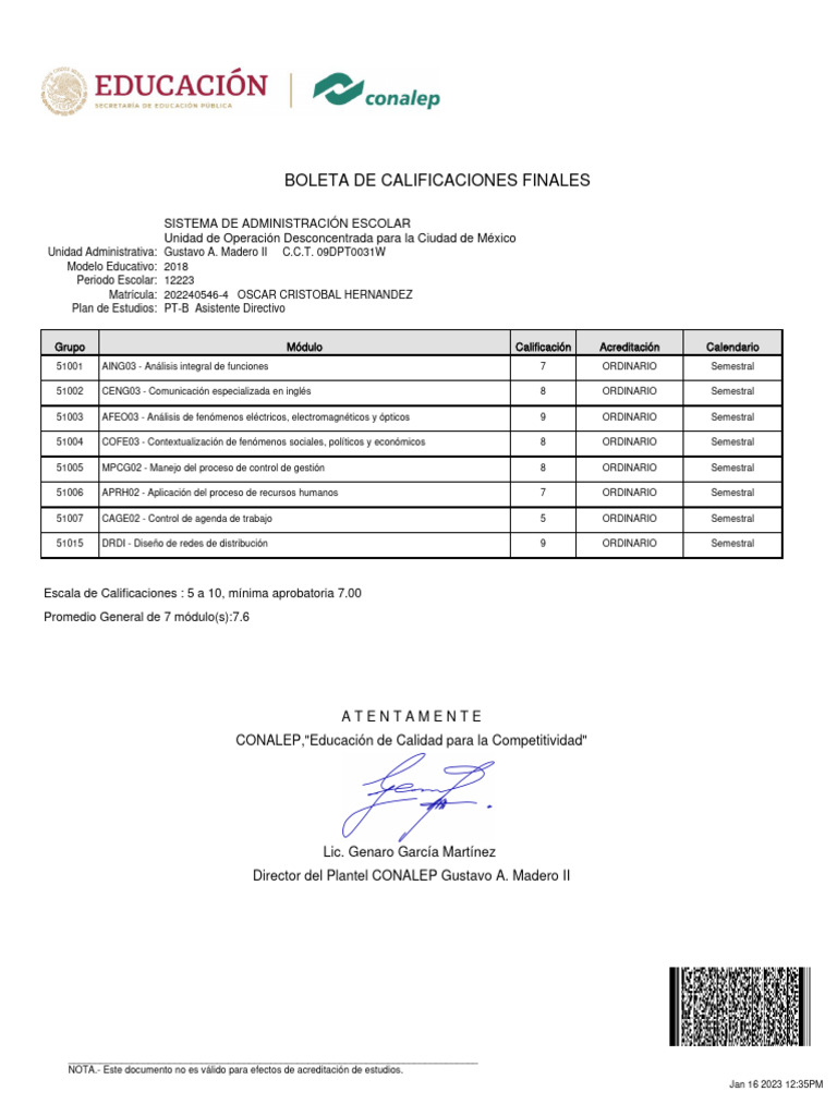 Boleta Final 510 - 27 | PDF