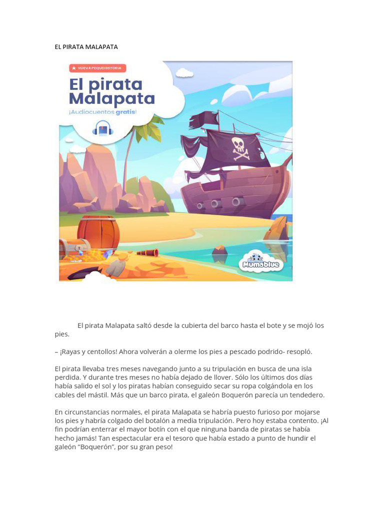 El Pirata Malapata | PDF | Piratería | Transporte de agua