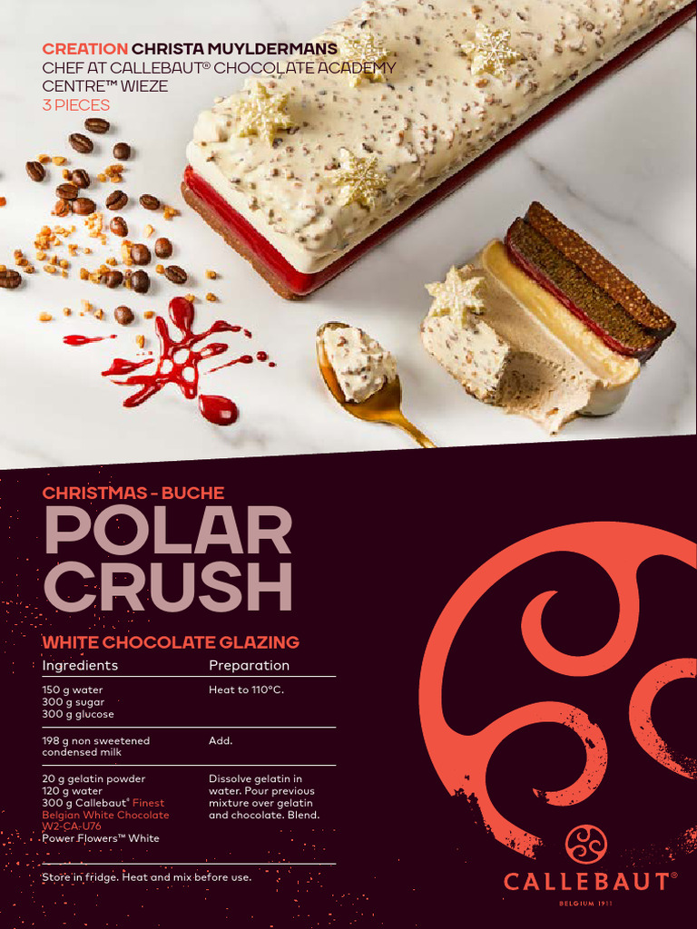 01 02 Christmas Buche Polar Crush | PDF | Chocolate | Custard