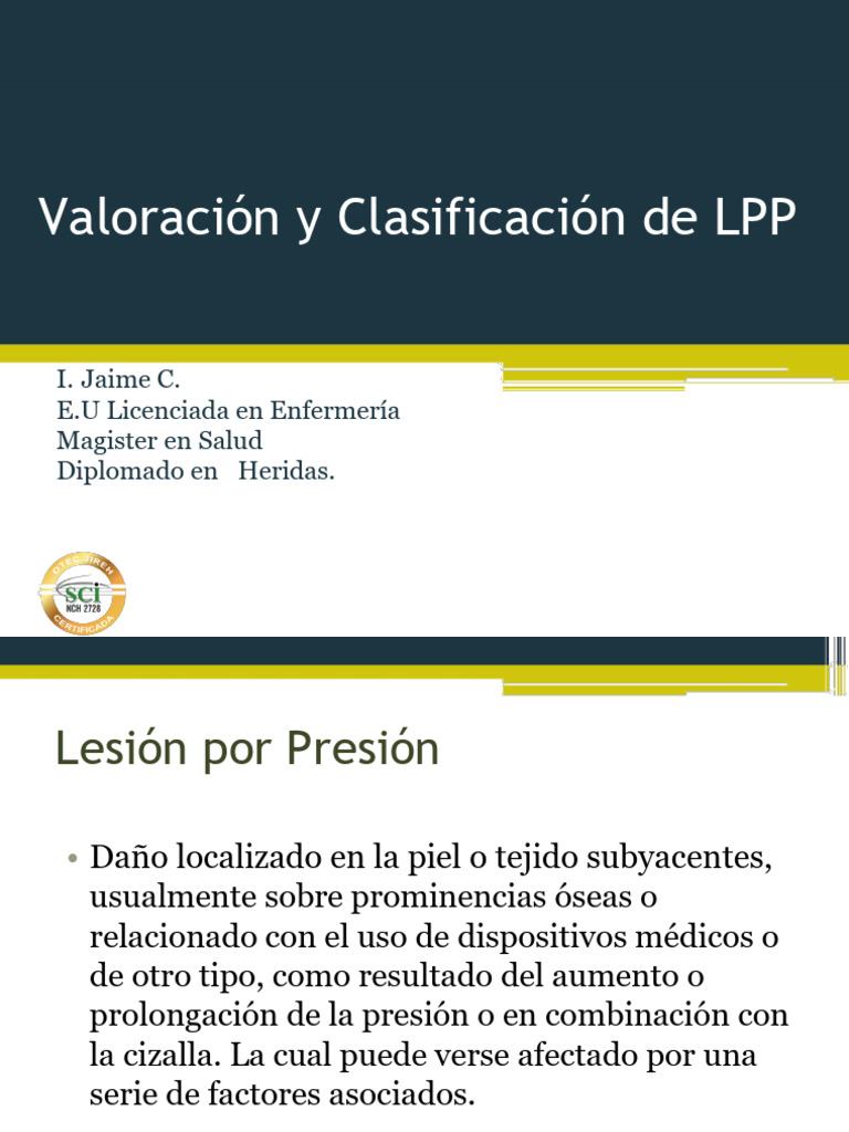 2. Valoración y clasificacion de UPP | PDF | Enfermería | Piel
