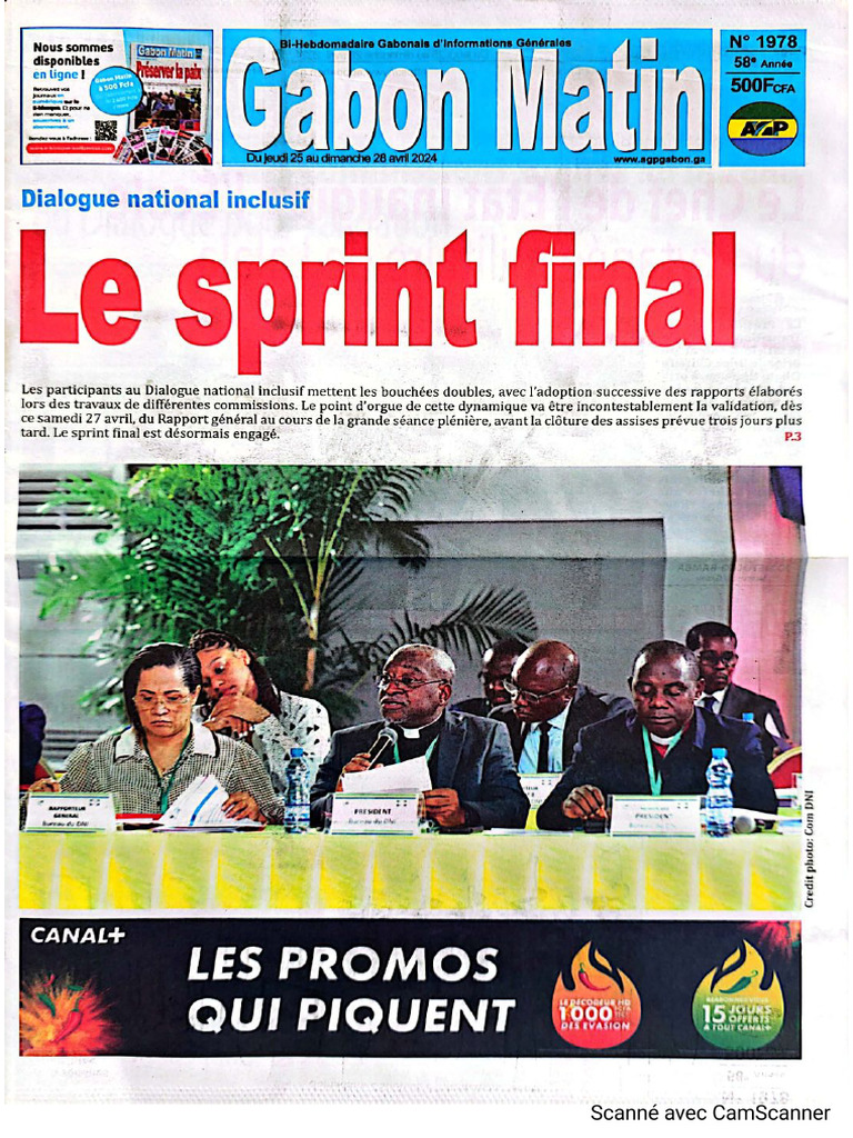 Gabon Matin - 1 | PDF