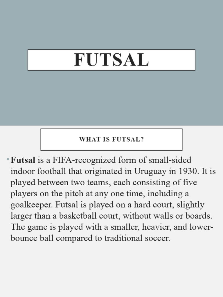 Understanding Futsal Rules and Gameplay | PDF