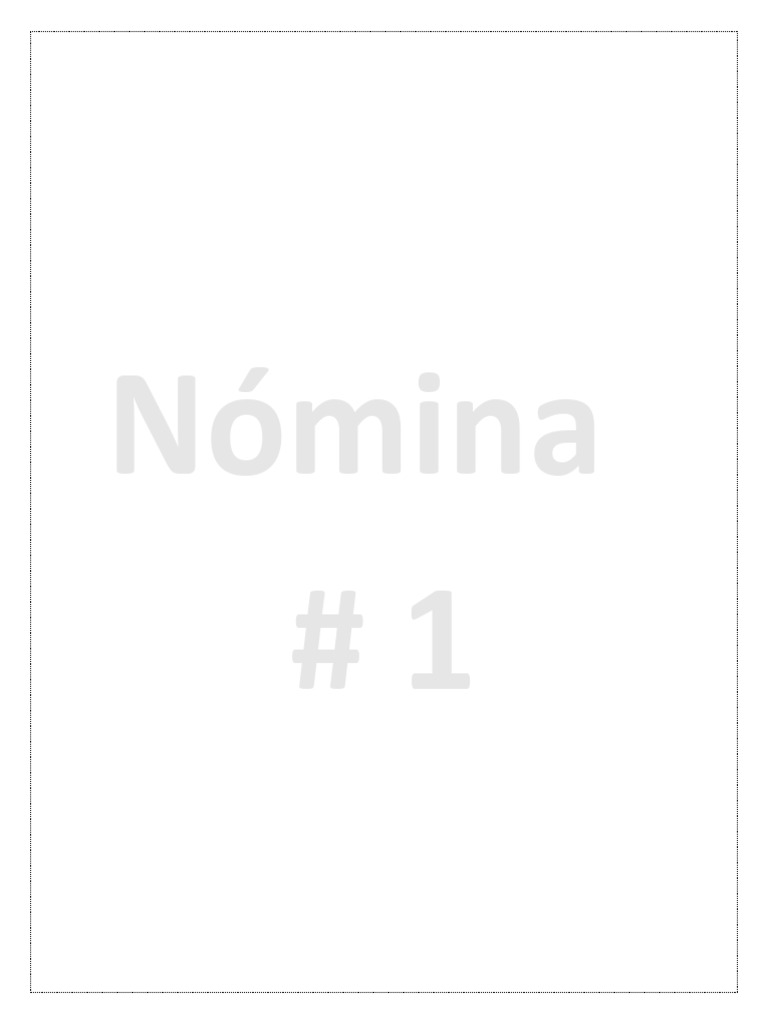 PORTADAS NOMINAS | PDF