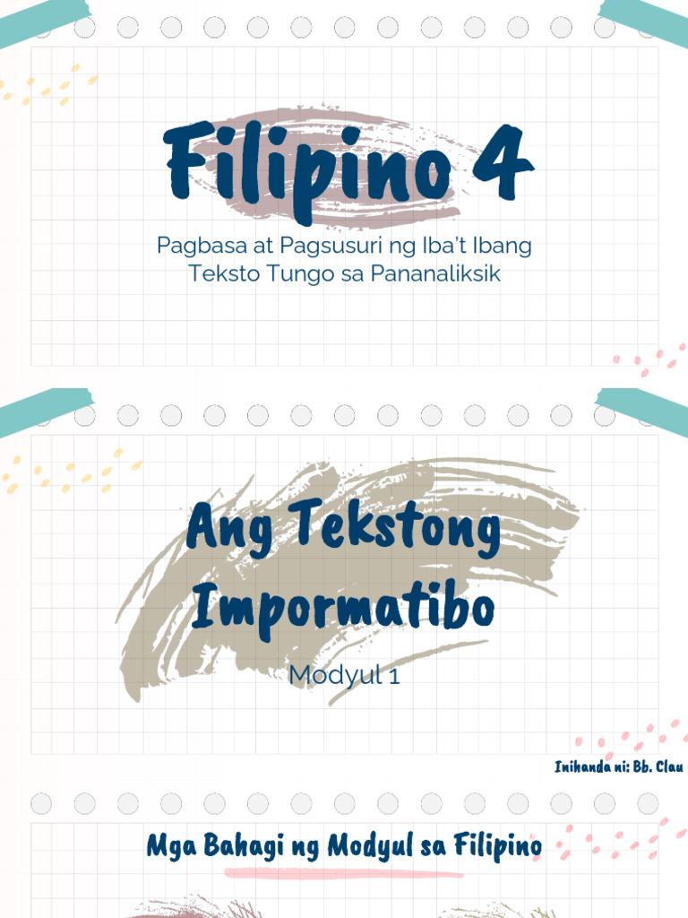 Modyul 1 Pagbasa | PDF