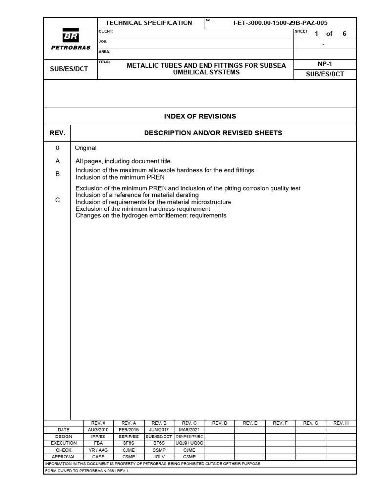 I-ET-3000.00-1500-29B-PAZ-005 - Metallic Tubes and End Fittings For ...