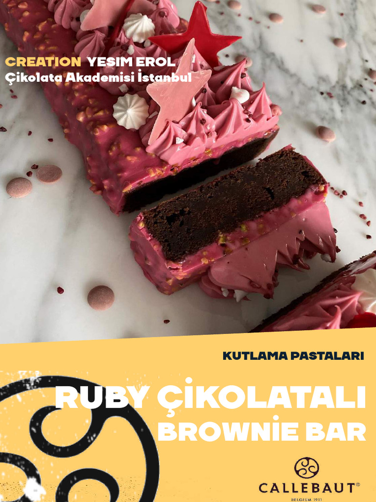Callebaut Ruby Cikolatali Brownie Bar | PDF