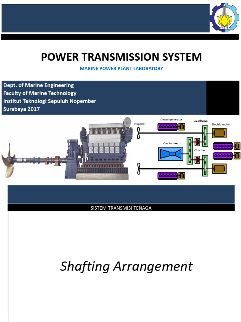 011 - Shafting Arrangement | PDF