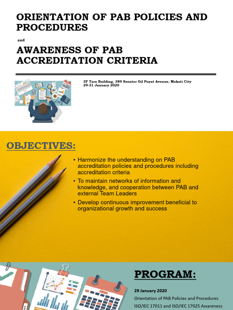 PAB Policies and Procedures | PDF | International Organization For ...