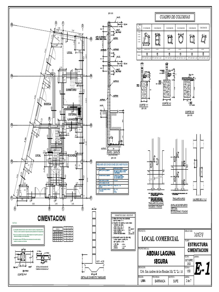 Cimentacion A2 | PDF | Ingeniería de Edificación | Ingeniero civil