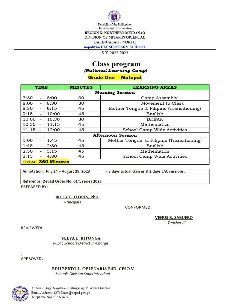 Class Program NLC | PDF | Public Administration | Government