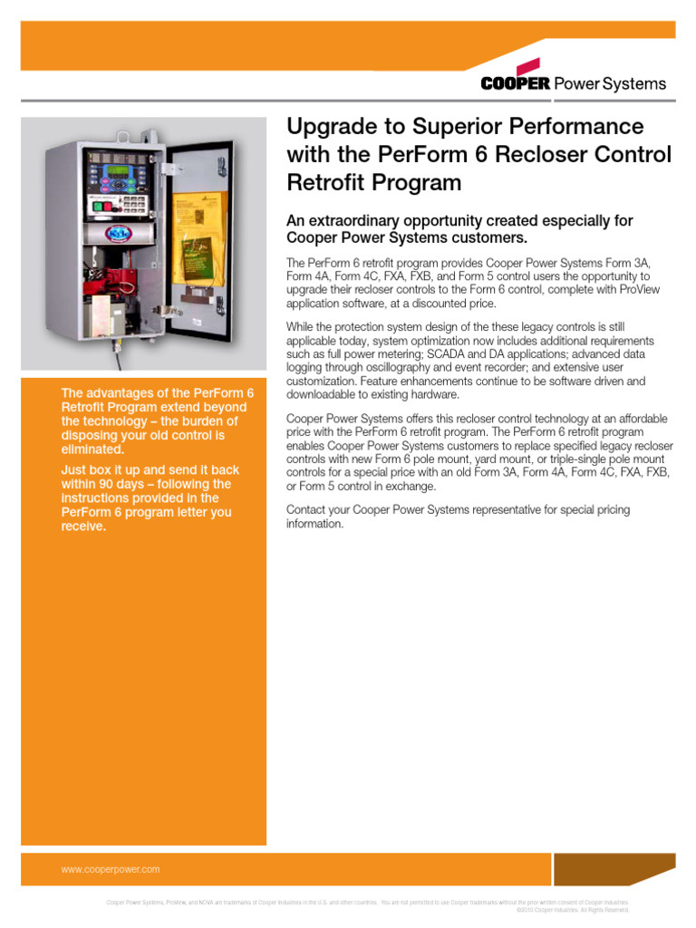 PerForm 6 Retrofit Program Overview | PDF | Computing
