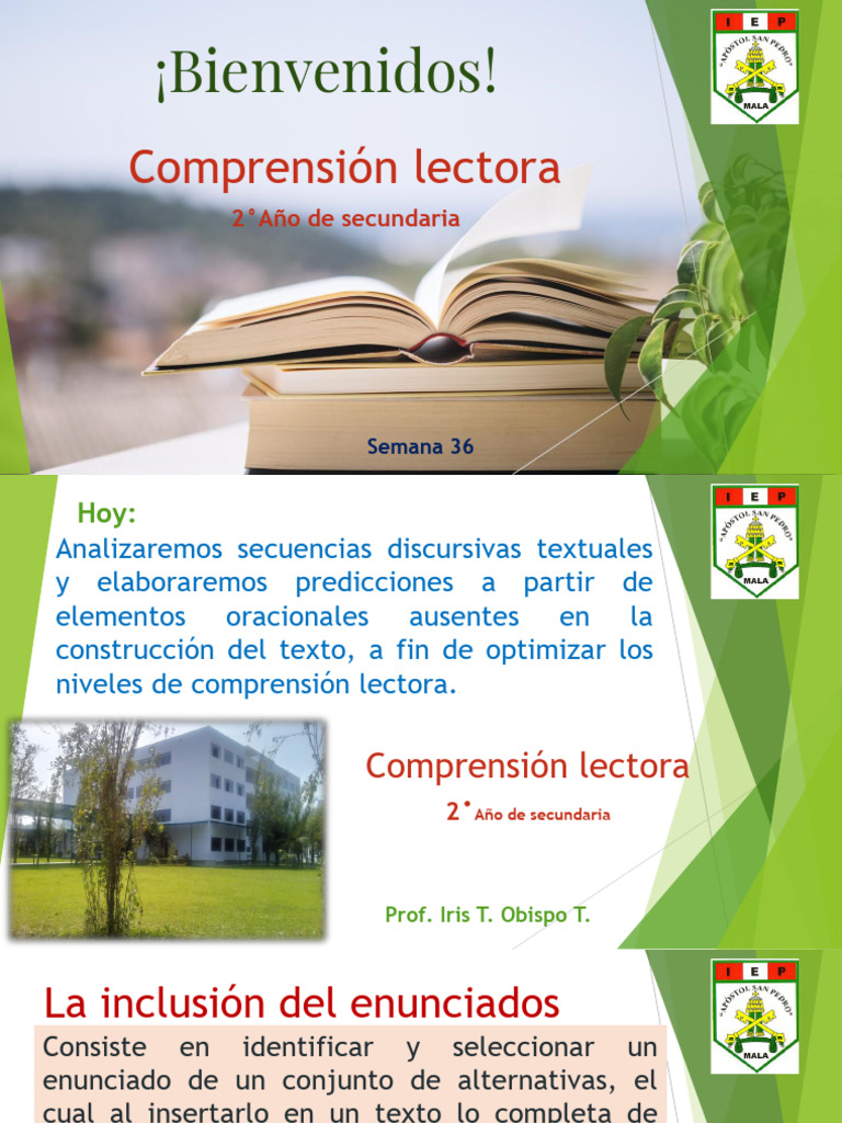 2°año Comprensión Lectora SEMANA 36 Echo | PDF | Comprensión lectora ...