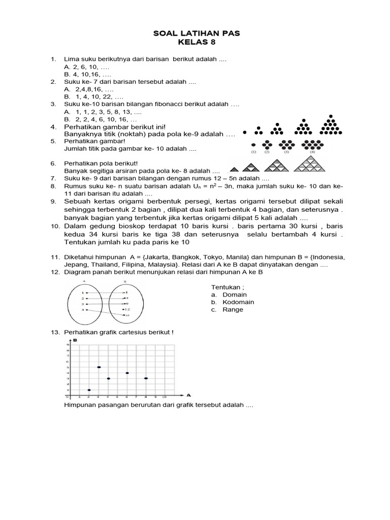 Lat Soal Pas 1 Kelas 8 TH 2023 | PDF